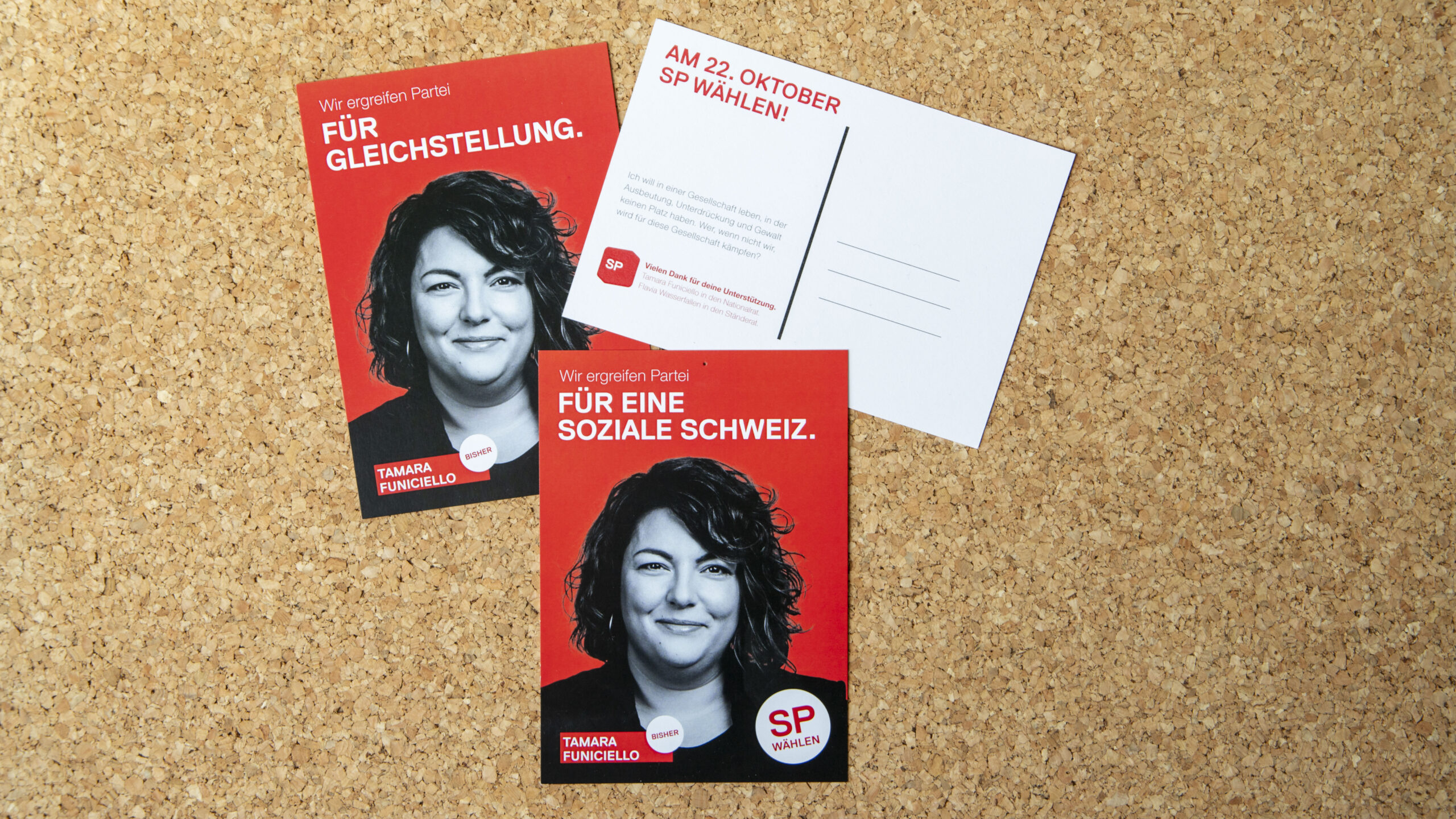 Postkarten und Plakate – Tamara Funiciello